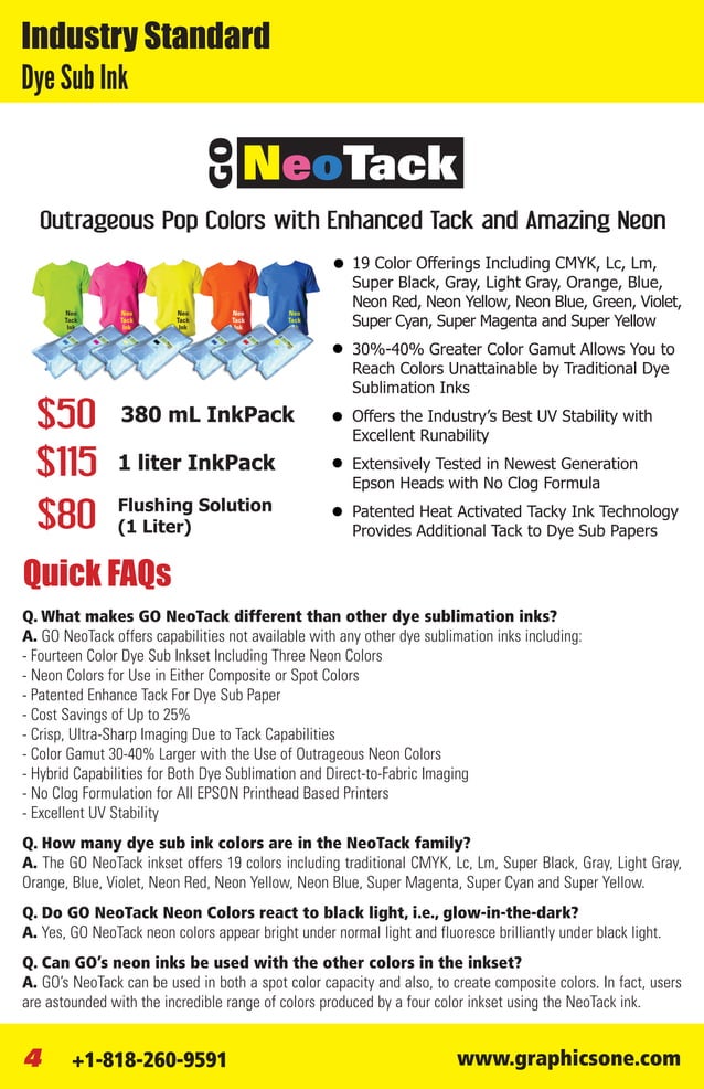 Overview of Large Format Dye Sublimation Systems from Graphics One | PDF | Desktop Publishing ...