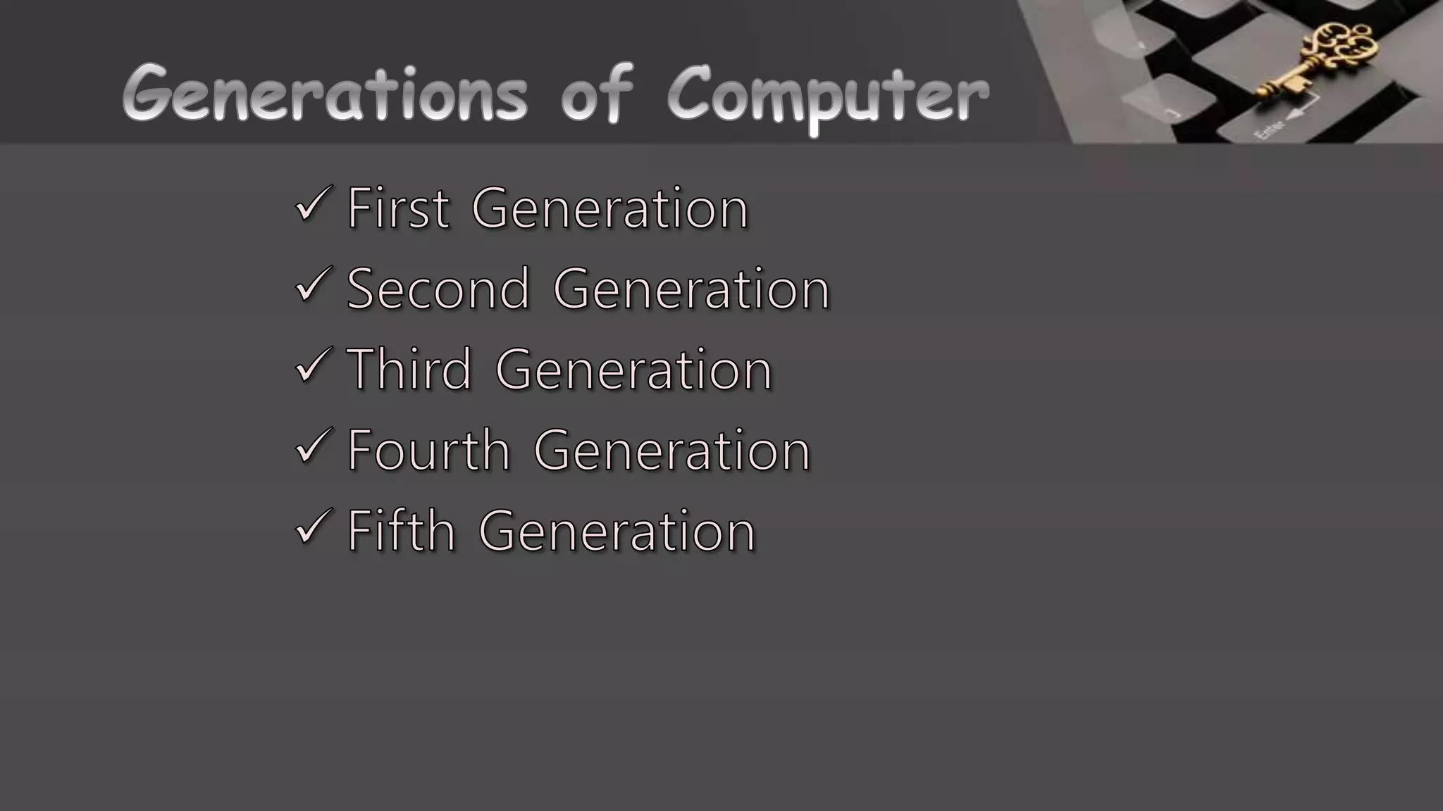 Computer Generations | PPT