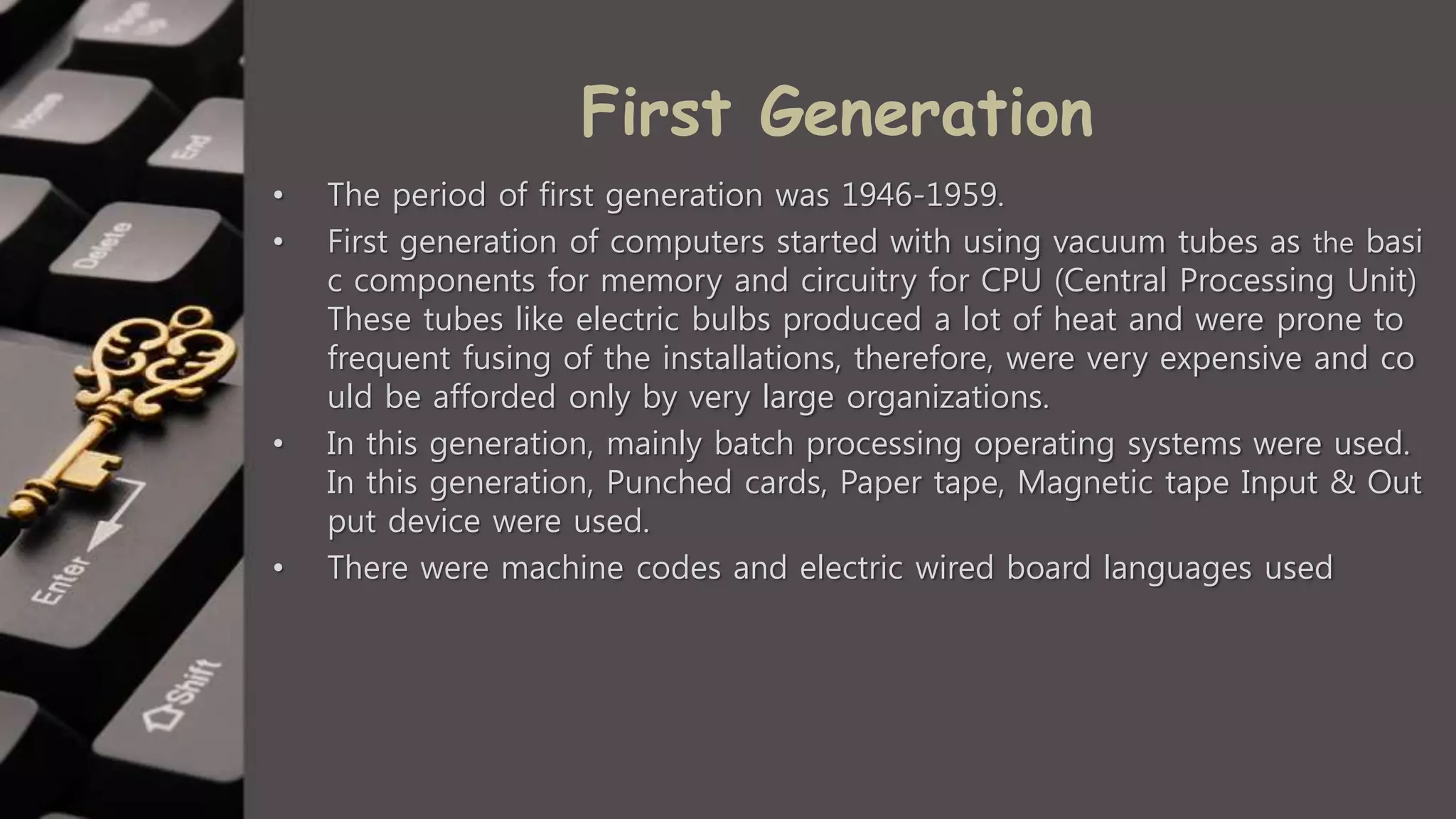 Computer Generations | PPT
