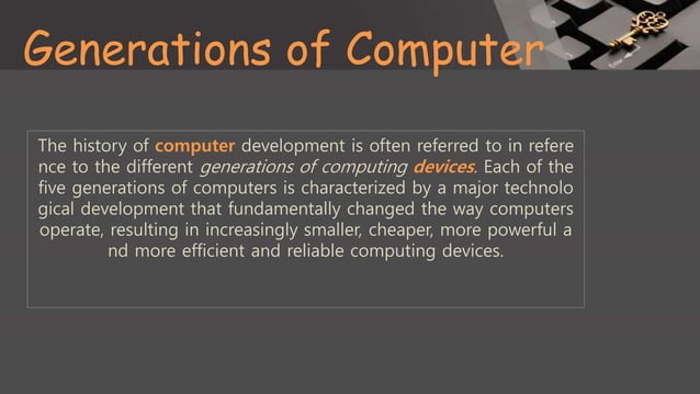 Computer Generations | PPT