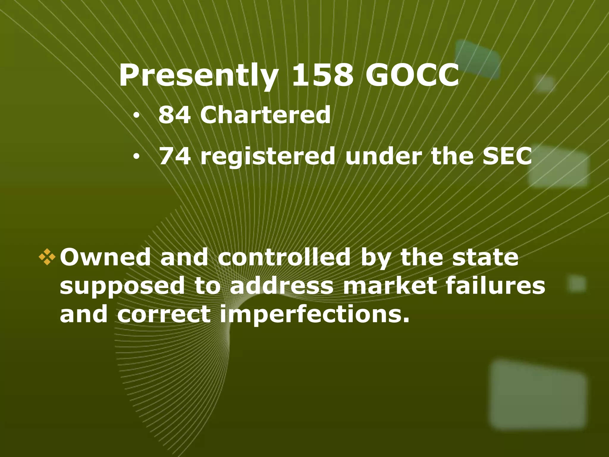 Goverment Owned and Contolled Corporation (GOCC) - Report | PPTX