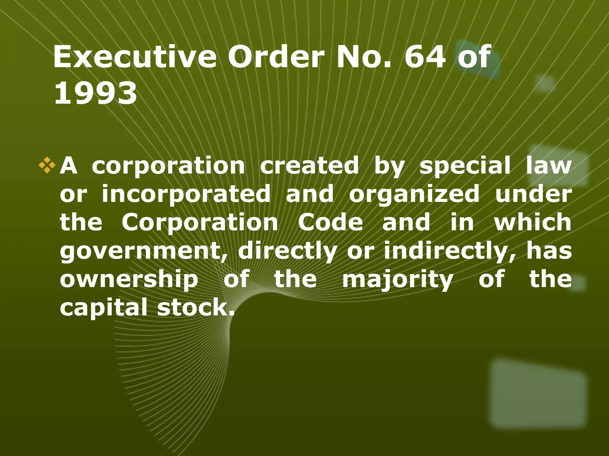 Goverment Owned and Contolled Corporation (GOCC) - Report | PPTX