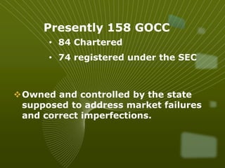 Goverment Owned and Contolled Corporation (GOCC) - Report | PPTX
