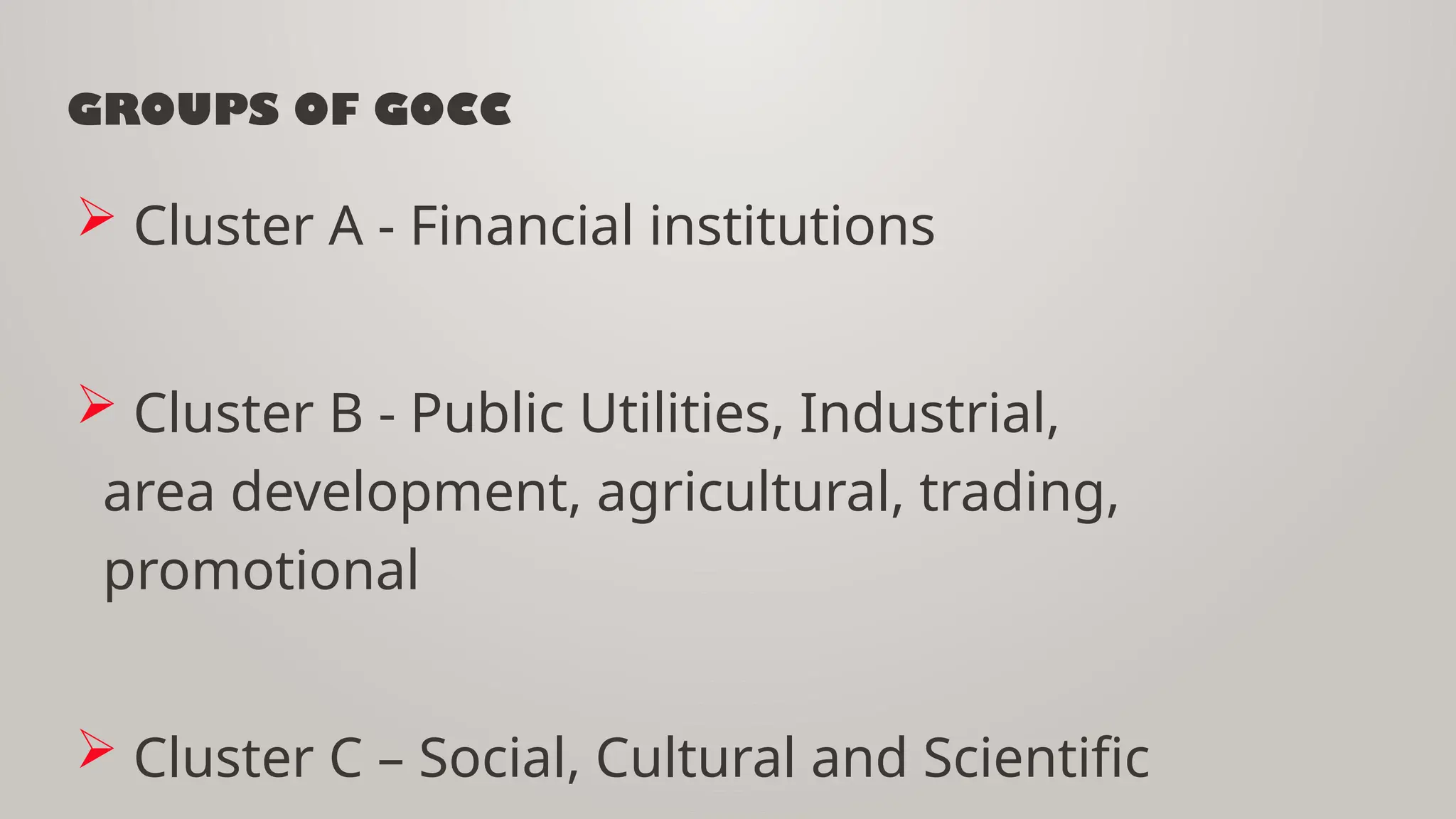 GOCCs-Lecture-2.pptx Government - owned and controlled corporation | PPTX