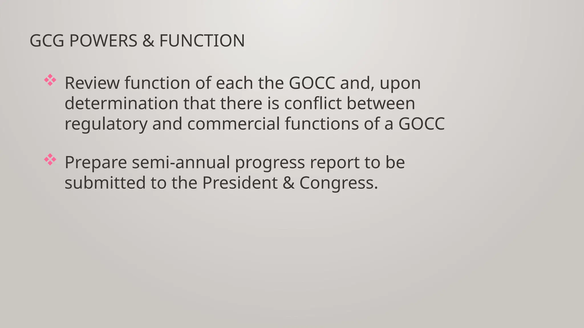 GOCCs-Lecture-2.pptx Government - owned and controlled corporation | PPTX