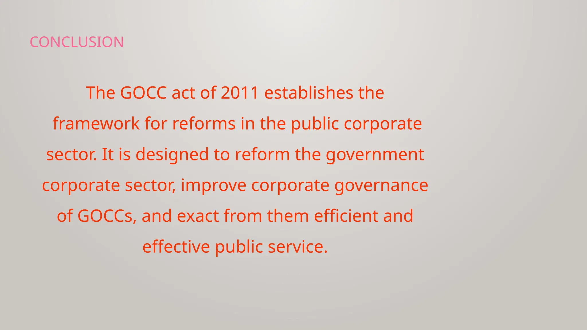 GOCCs-Lecture-2.pptx Government - owned and controlled corporation | PPTX