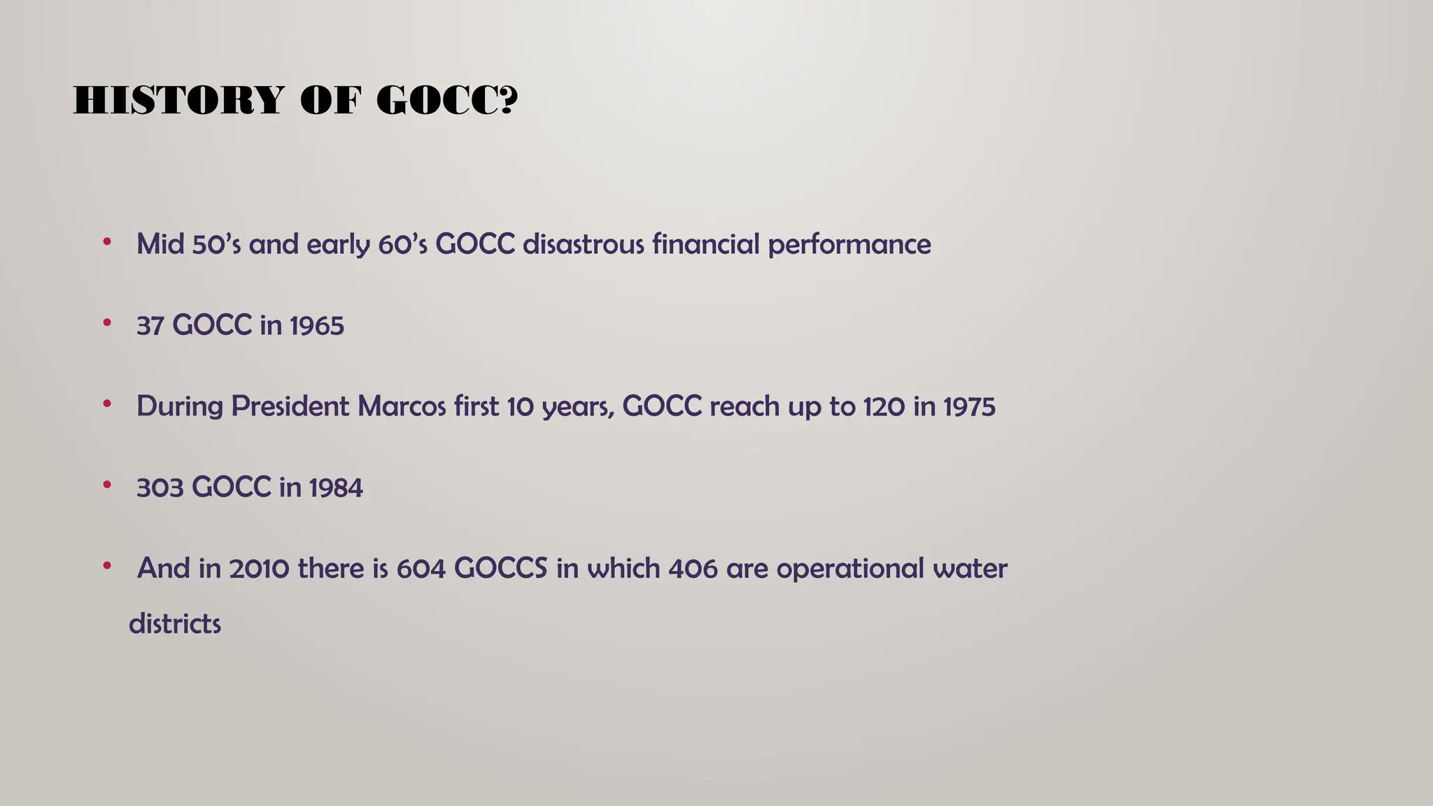 GOCCs-Lecture-2.pptx Government - owned and controlled corporation | PPTX