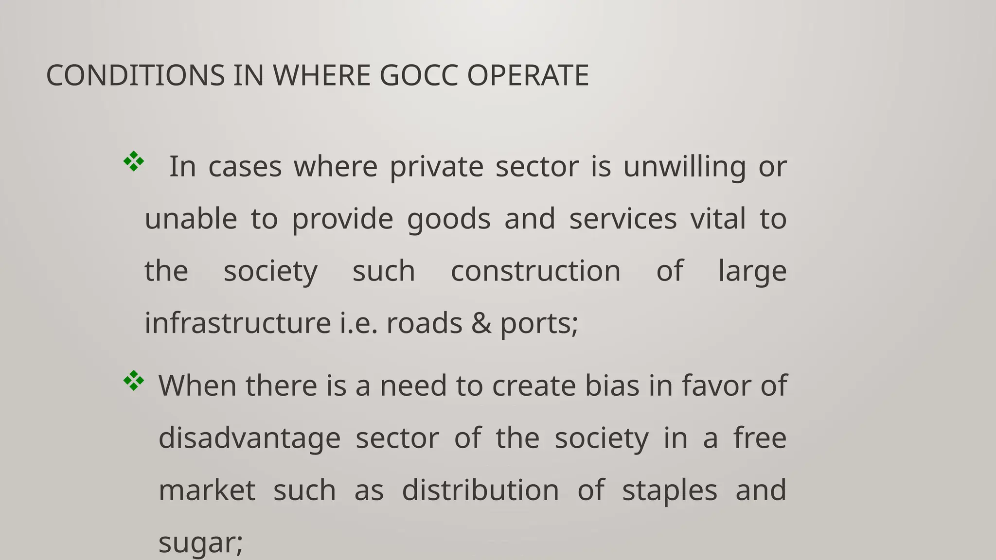 GOCCs-Lecture-2.pptx Government - owned and controlled corporation | PPTX