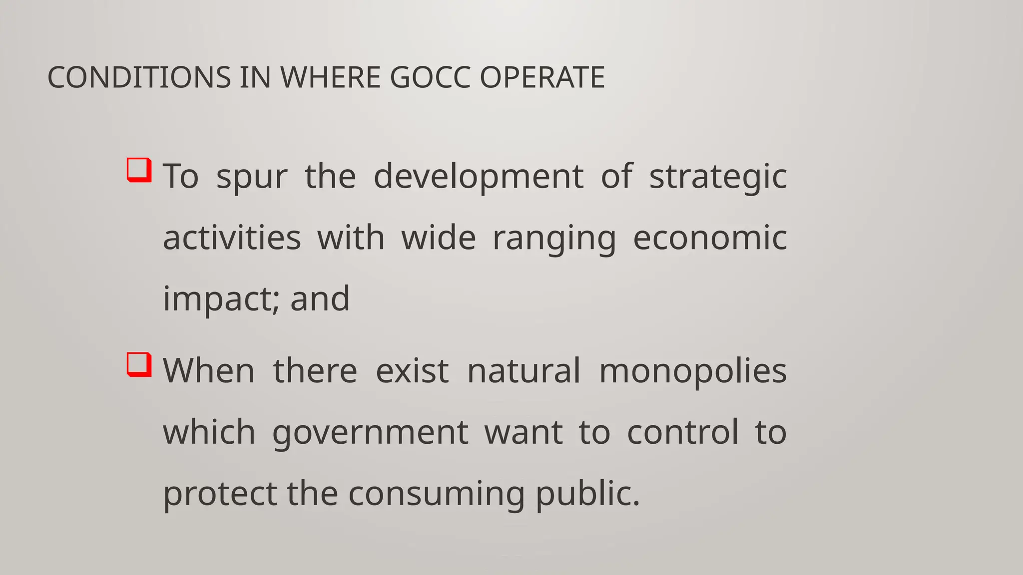 GOCCs-Lecture-2.pptx Government - owned and controlled corporation | PPTX