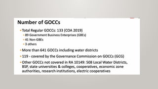 GOCCs-Lecture-2.pptx Government - owned and controlled corporation | PPTX