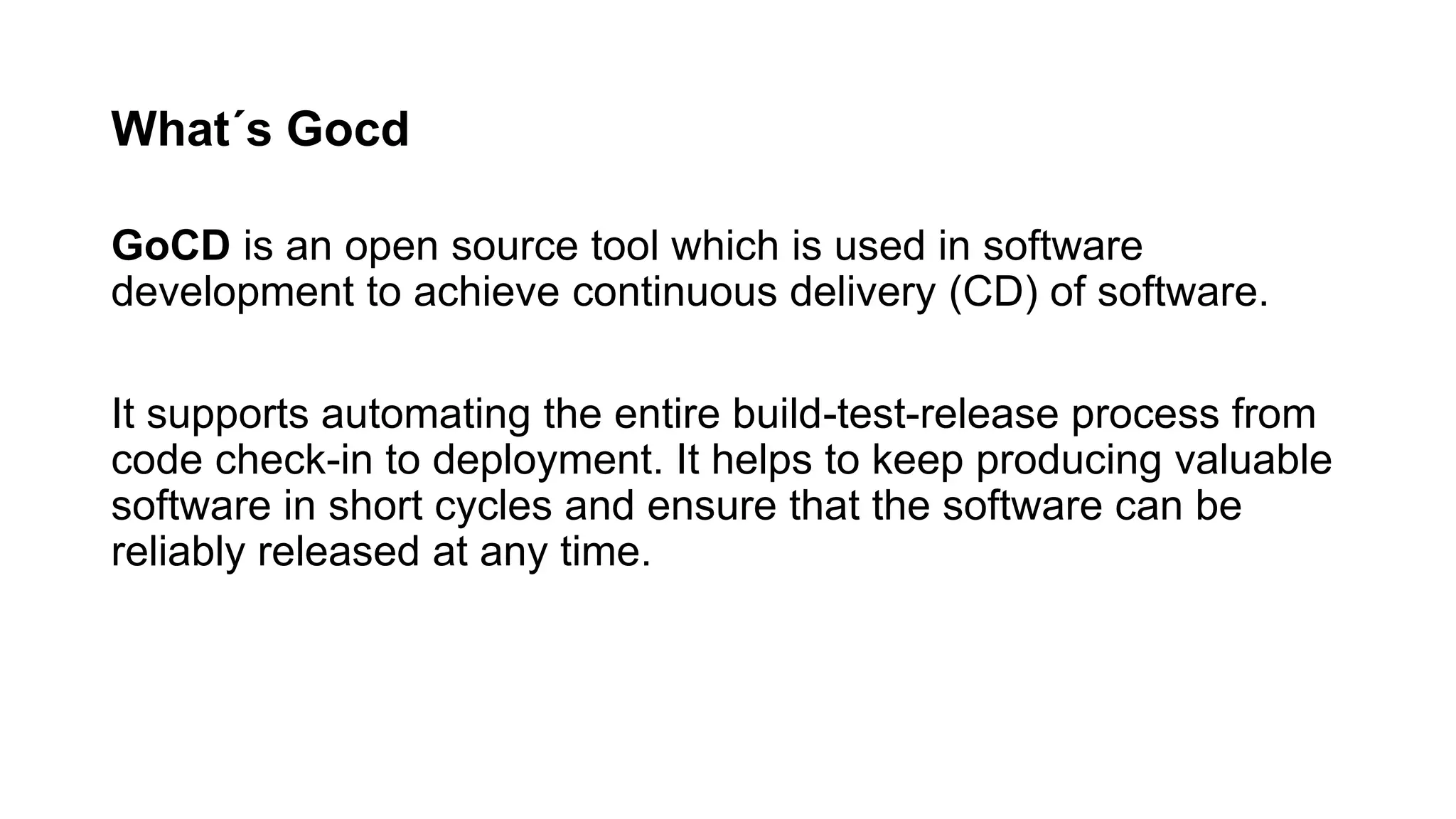 Gocd – Kubernetes/Nomad Continuous Deployment | PPT Gocd – Kubernetes/Nomad Continuous Deployment | PPT
