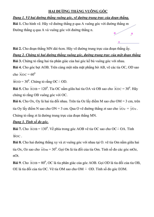 Goc doi dinh hai duong thang vuong goc | DOCX