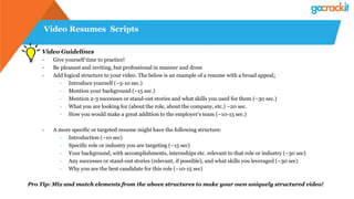 GoCrackIt Video Resumes | PPTX | Internet for Beginners | Internet