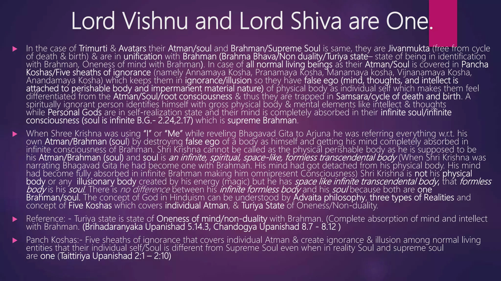 Concept of God in Hinduism | PPTX