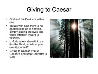 God And The Devil | PPT