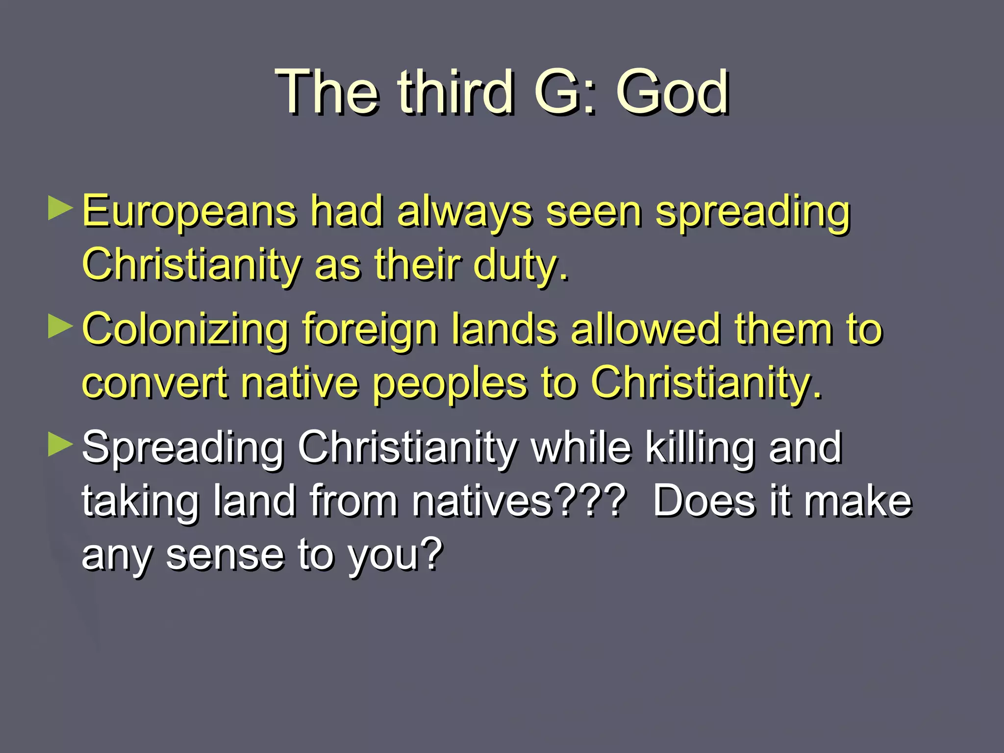 God gold-glory-ppt | PPT