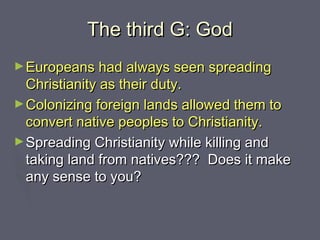 God gold-glory-ppt | PPT