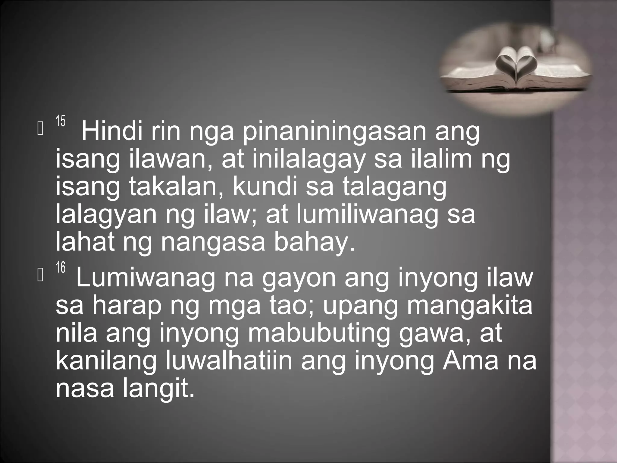 GOD IS LOVE (Tagalog) | PPT