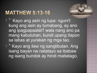 GOD IS LOVE (Tagalog) | PPT
