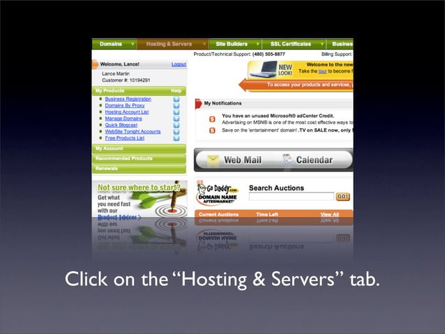 Godaddy Blog Setup | PDF