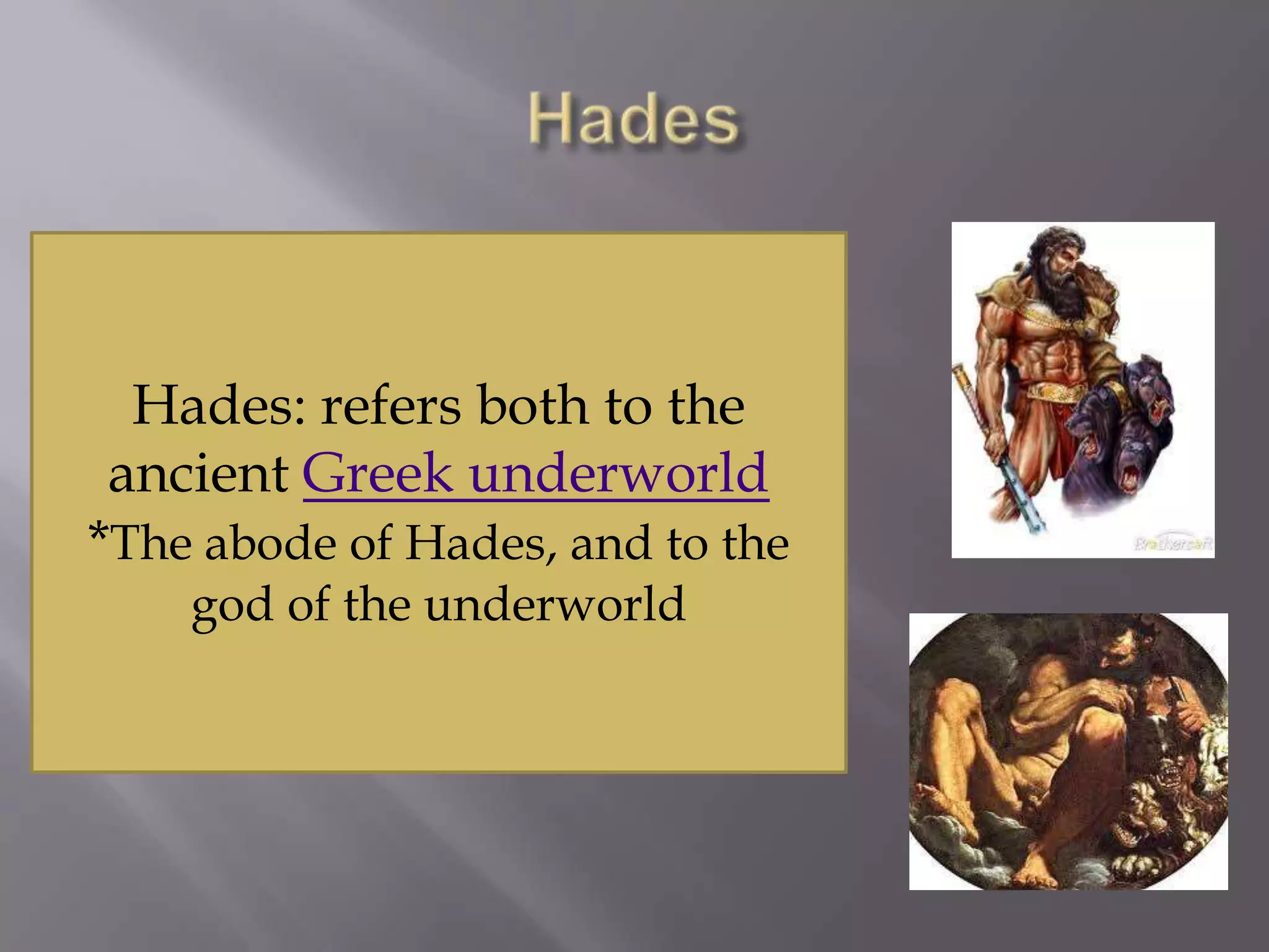 Greek God and Goddesses | PPTX