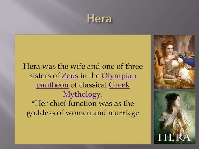 Greek God and Goddesses | PPTX