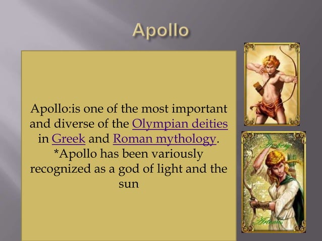 Greek God and Goddesses | PPTX
