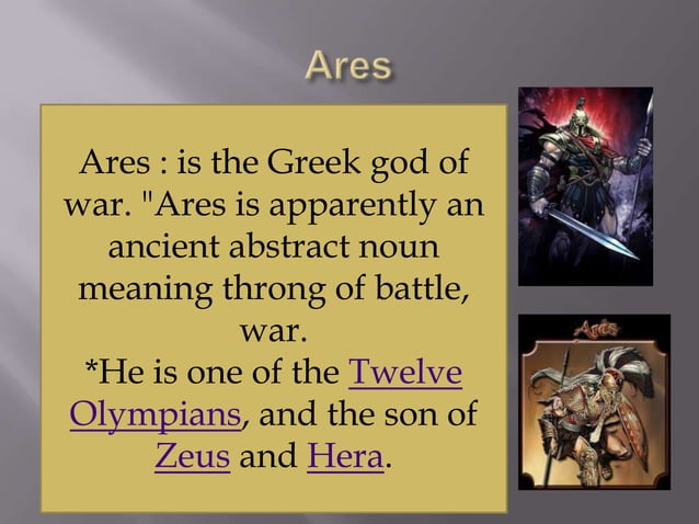 Greek God and Goddesses | PPTX