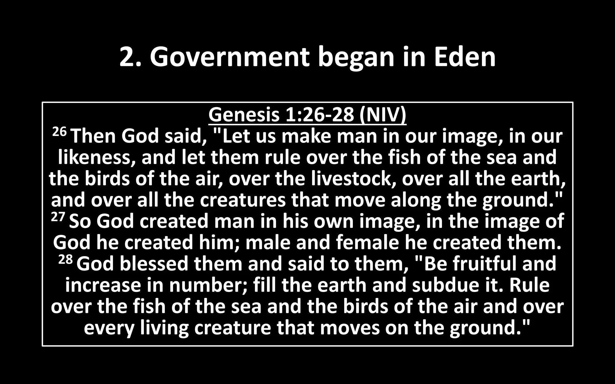 God and Government | PPTX