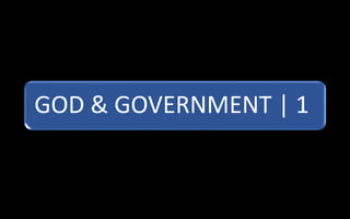 God and Government | PPTX