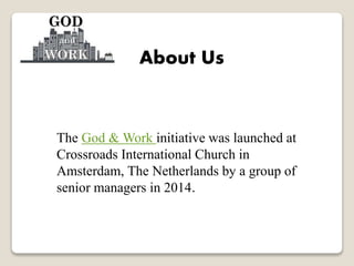 God and Work | PPTX