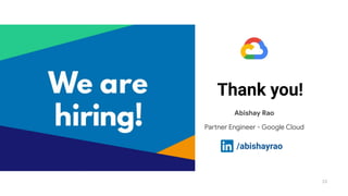 Democratizing AI/ML with GCP - Abishay Rao (Google) at GoDataFest 2019 ...