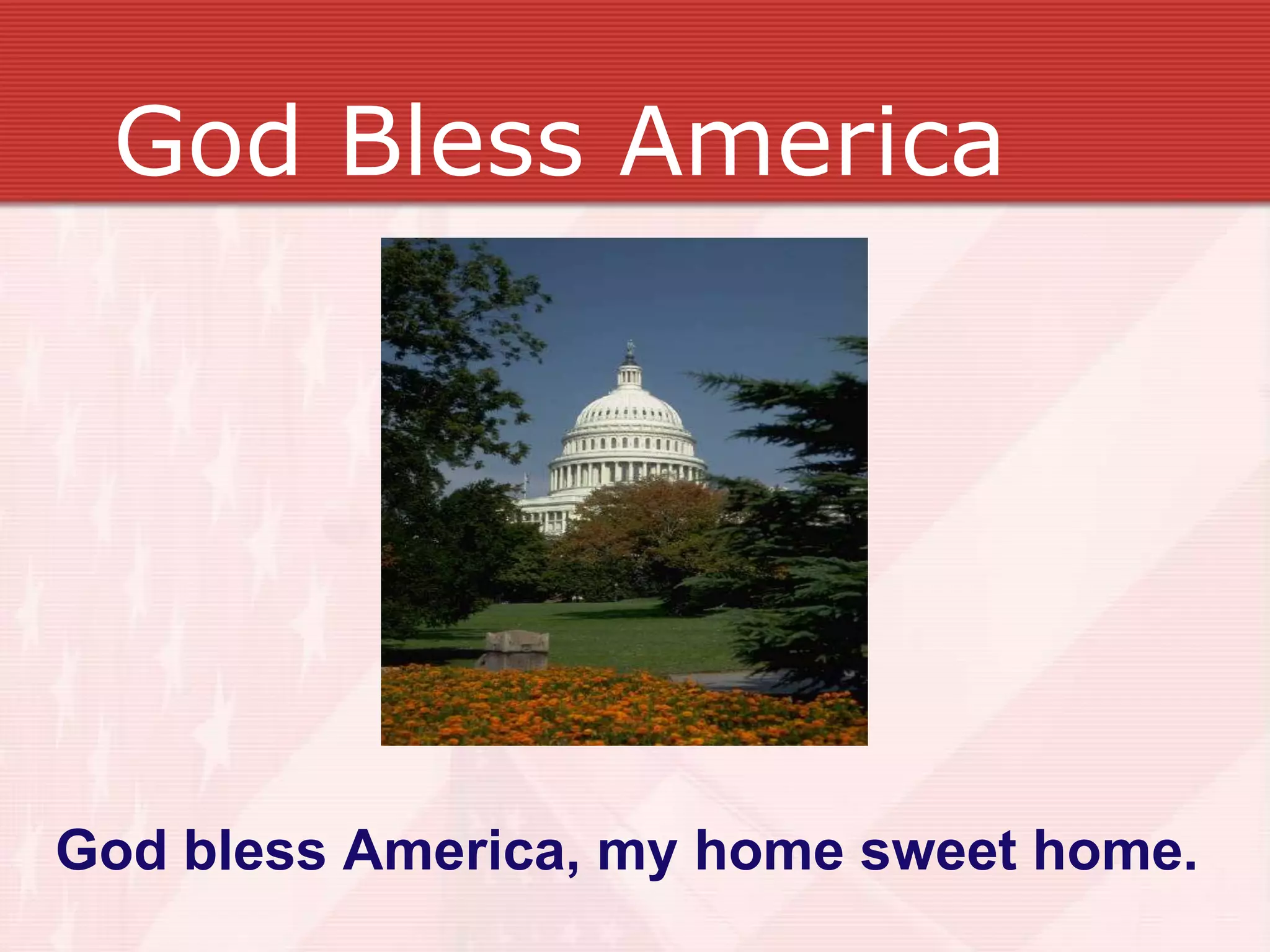 God Bless America | PPTX