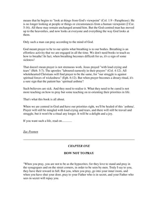 God- Centred Praying | PDF