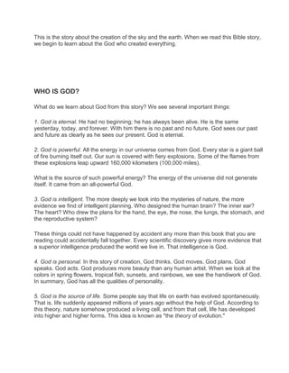 God Create the Universe it is about .pdf