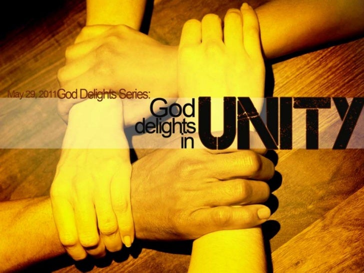 God Delights In Unity Preaching | May 29 | God Delights Series 4