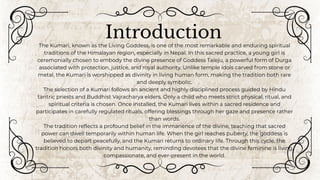 Kumari: The Living Goddess Becomes a Mortal Child | PDF