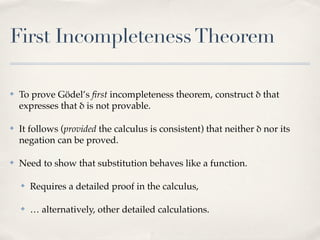 A Machine-Assisted Proof of Gödel's Incompleteness Theorems | PPT