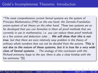 Gödel’s incompleteness theorems | PDF | Science