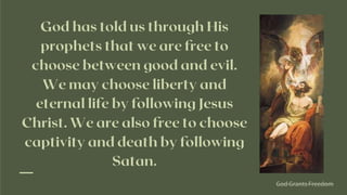 God Grants Human Freedom.pptx | Christianity | Religion & Spirituality