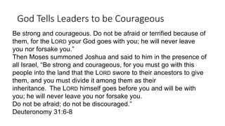 God Hates a Coward | PPTX