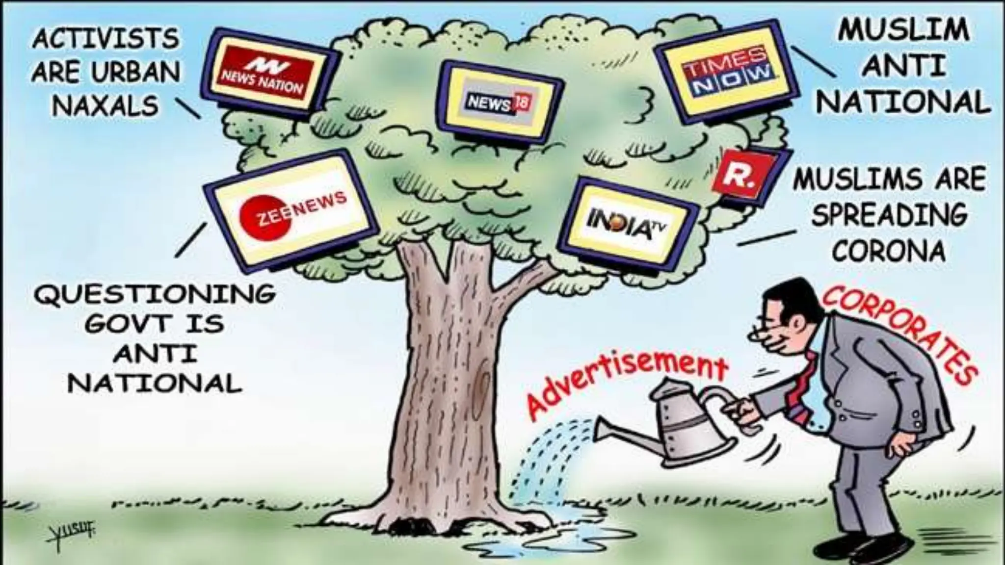 Godi Media: The biased Indian news channels | PPT