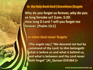 God in Christianity &Islam | PPSX