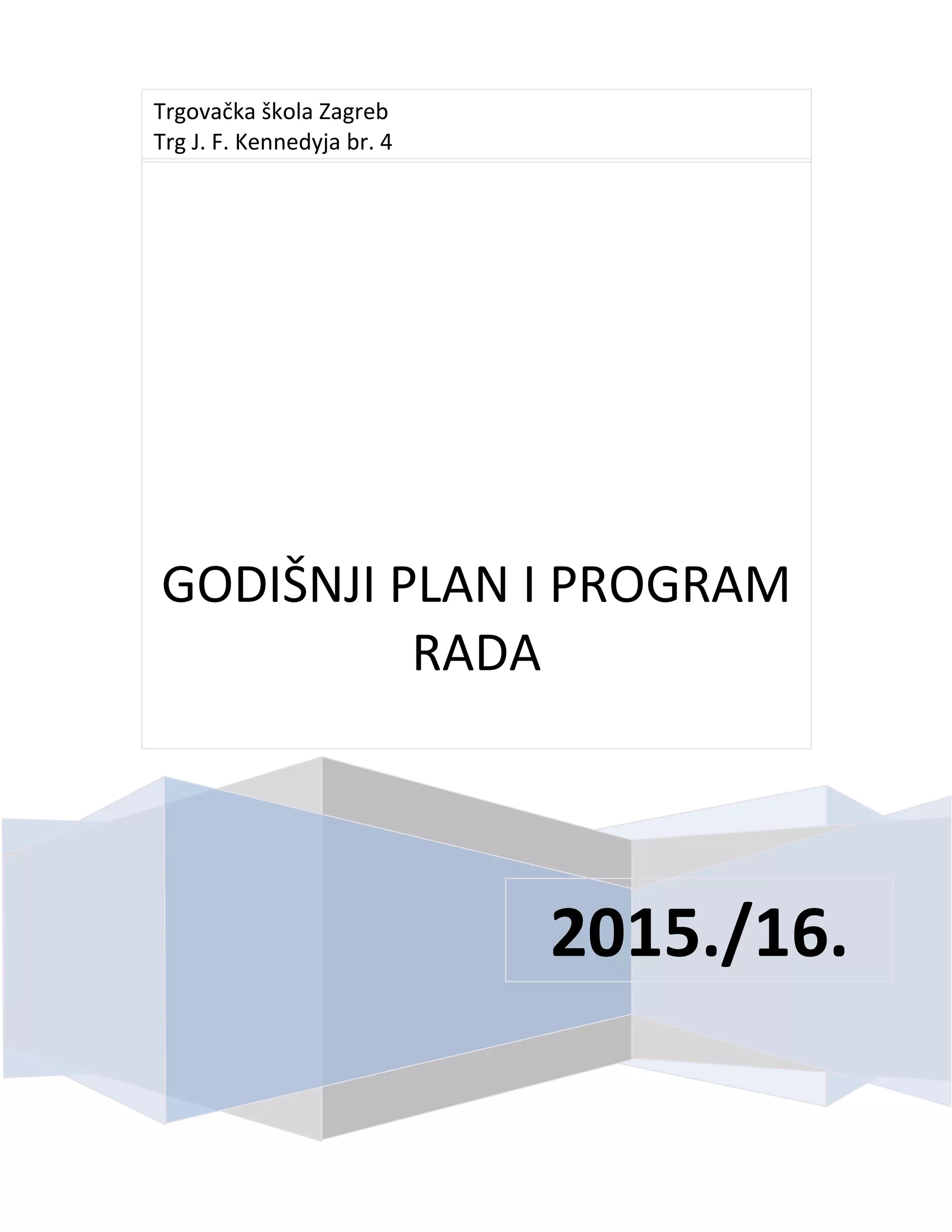 Godišnji plan i program rada 2015 | PDF