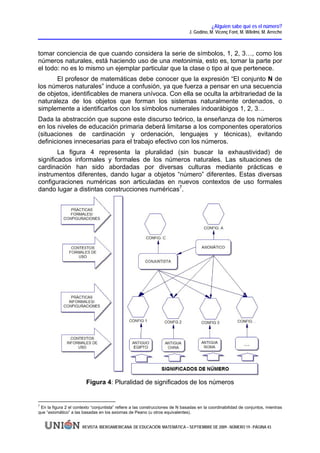 Godino et.al alguién sabe que es el número | PDF
