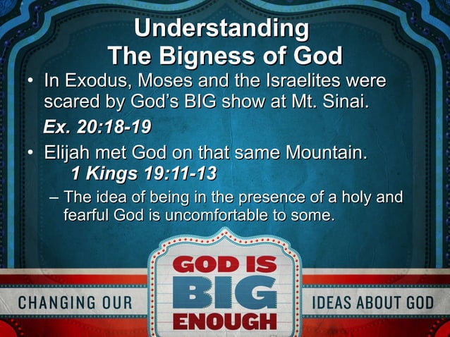 God Is Big Enough | PPT | Christianity | Religion & Spirituality