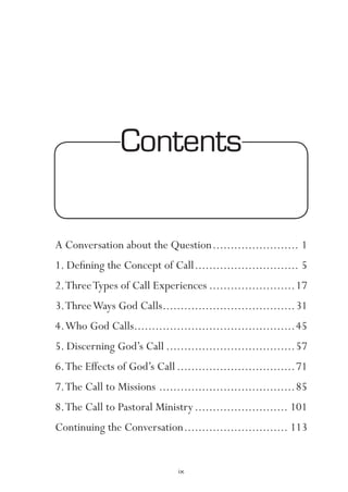 God is calling me | PDF