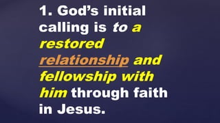 God is calling you | PPTX