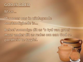 God is goed | PPT