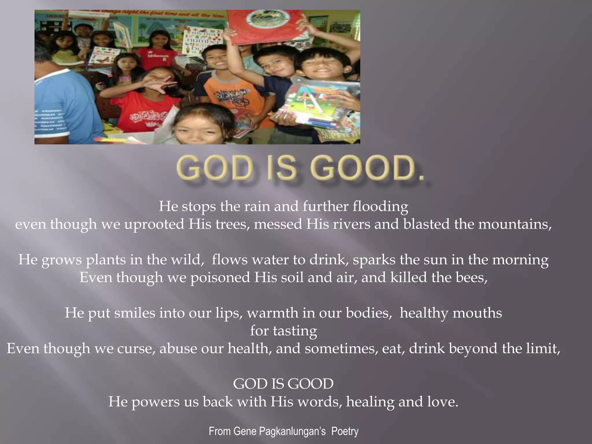 God is good | PPTX
